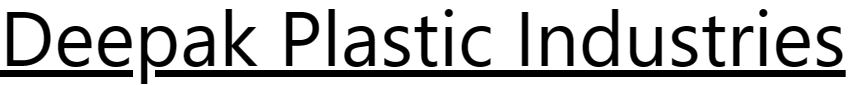 Plastics manufacturing in India